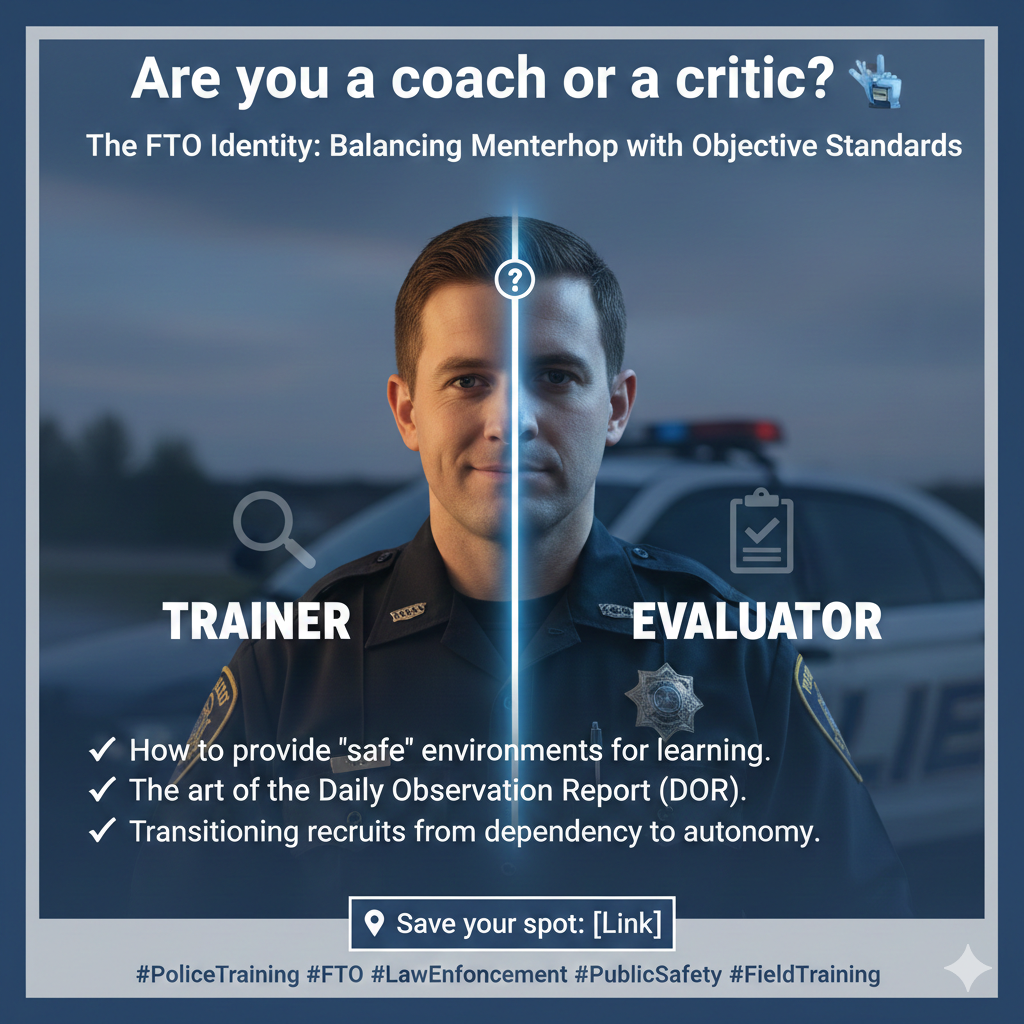 The FTO Dichotomy – Trainer or Evaluator - Advanced Police Concepts